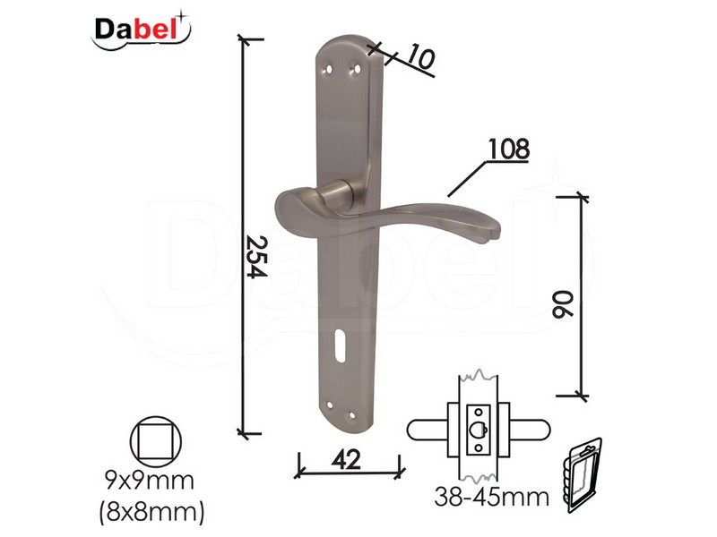 KVAKA-ŠILD JELENA B-NI 8X8 KLJUČ