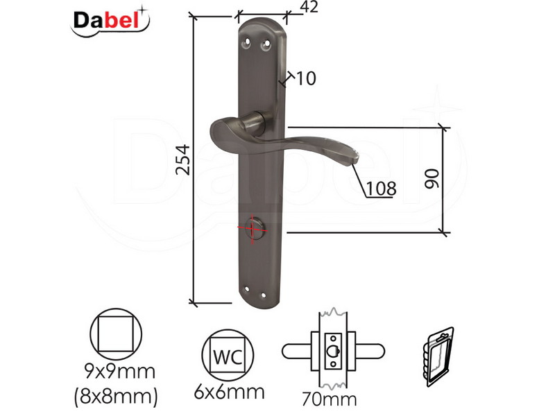 KVAKA ŠILD JELENA B-NI 8X8 90MM