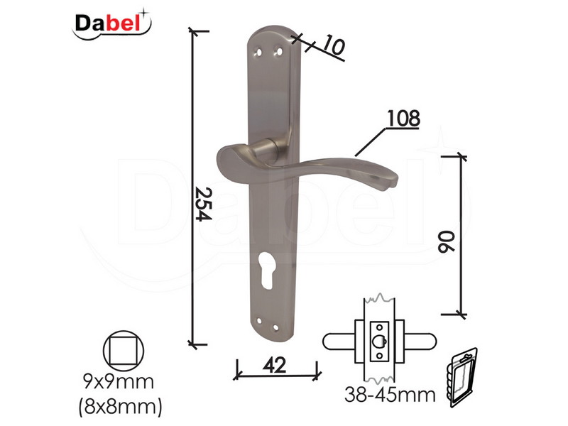 KVAKA ŠILD JELENA B-NI CIL 8X8 90MM