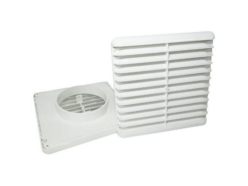 VENTILACIONA ŽALUZINA PROTIVKIŠNA FI150 - 17X17CM