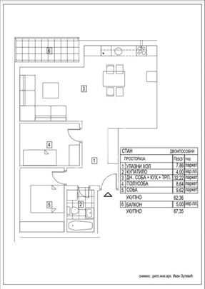 Novogradnja, mereno 67.35 m2 ID#13876