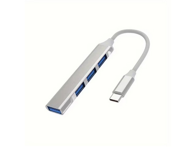 USB HUB Type-C, adapter sa 4 porta, USB 3.0 i USB 2.0