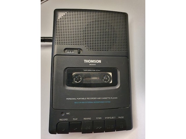 Thomson MG3000 portabl kasetofon (cassette-recorder)