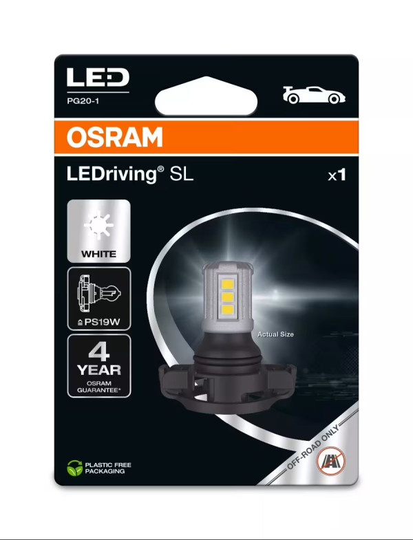 OSRAM LEDriving SL PS19W 52010WP 1 BL 1.8W 12V PG 20-1 4062172401456
