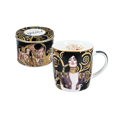 CARMANI SOLJA ZA CAJ U METALNOJ KUTIJI GUSTAV KLIMT JUDITH 450ML