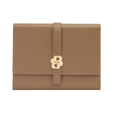 HUGO BOSS FOLDER A5 DOUBLE B CAMEL