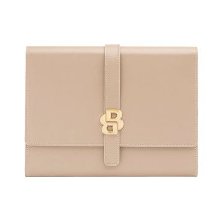 HUGO BOSS FOLDER A5 DOUBLE B NUDE