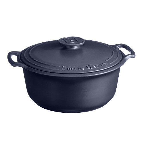 EMILE HENRY CASEROLA SUBLIME COCOTTE KERAMICKA OKRUGLA 6.5L INDIGO