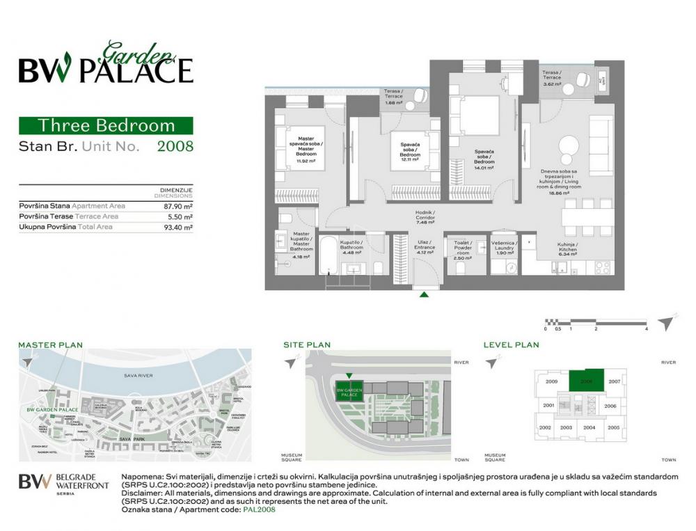 BW Garden Palace, orijentisan ka reci ID#4400
309.888 €