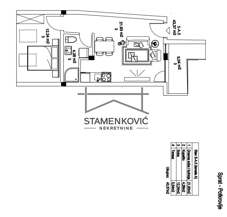 NOV DVOSOBAN STAN NA SALAJCI ID#7108
137.590 €