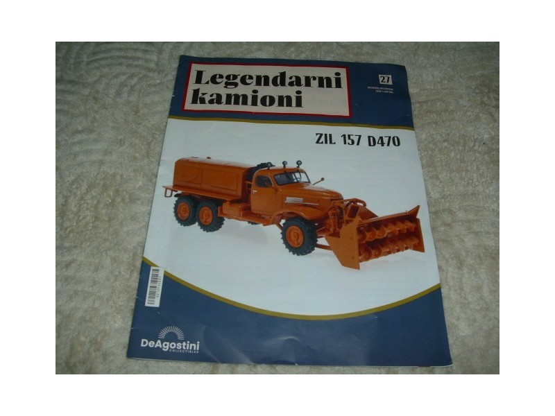 Legendarni kamioni-ZIL 157 D470-snežno čudovište-NOVO-