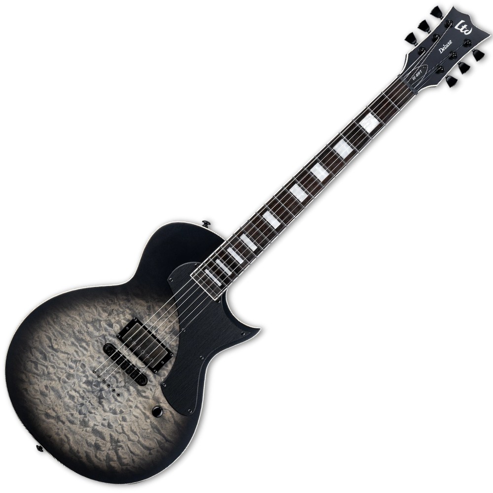 LTD EC-01FT Charcoal Burst Satin