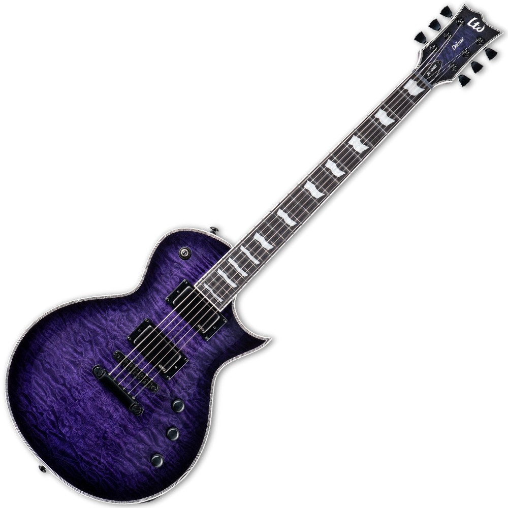 LTD EC-1000QM See Thru Purple Sunburst
