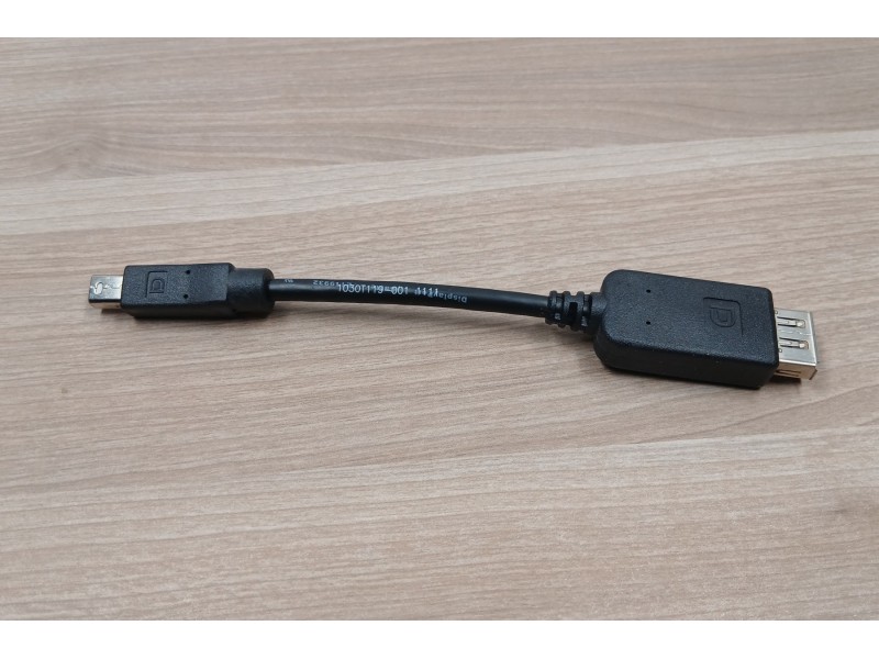 Kabl Adapter Mini DP muški na DisplayPort Ženski