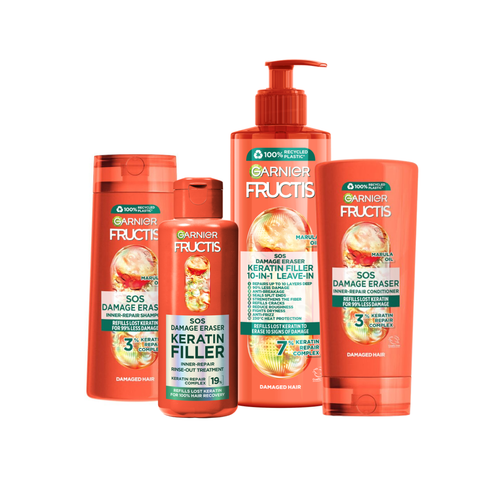 Garnier Fructis SOS Damage Eraser hair set