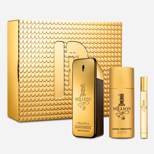 Paco Rabanne Million Gold EDP Intense Set (EDP 100ml + Deo + EDP 10ml)