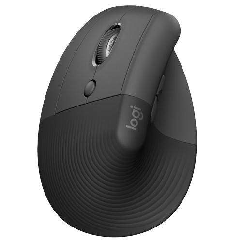 LOGITECH Lift Graphite Bežični miš za levoruke