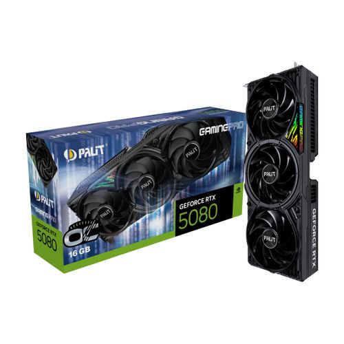 PALIT nVidia GeForce RTX 5080 16GB 256bit RTX5080 GamingPro OC 16GB grafička karta