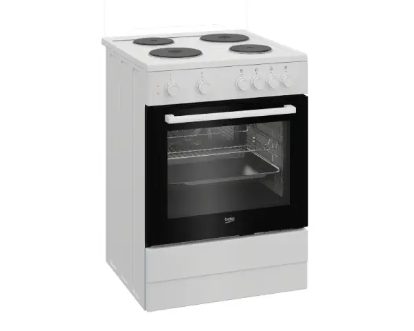 Šporet električni Beko FBE66000WD širina 60cm/ventilator/4x strujna ringla