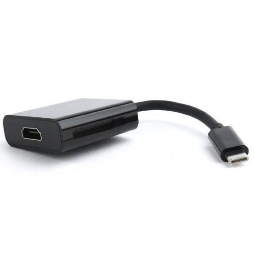 A-CM-HDMIF-01 Gembird USB-C to HDMI adapter, black (A-CM-HDMIF-03) FO A