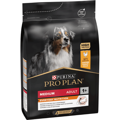 Purina Pro Plan Dog Medium Adult Piletina - 3 kg