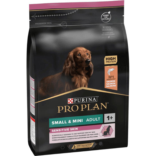 Purina Pro Plan Dog Small/Mini Adult Sensitive Skin Losos - 3 kg