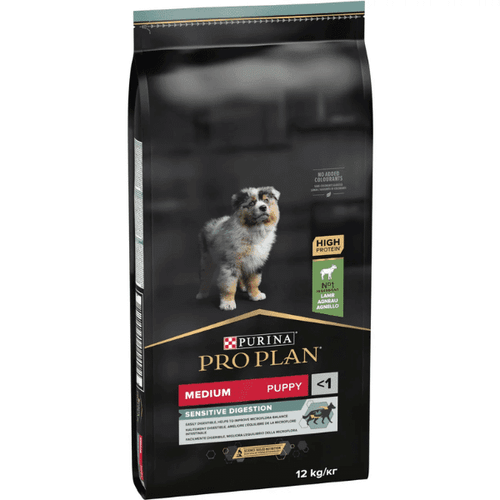 Purina Pro Plan Dog Medium Puppy Sensitive Digestion Jagnjetina 12 kg