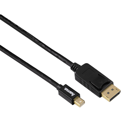 HAMA mini DisplayPort kabl na DP, 1.8 m (Crna) - 00054563, Mini DisplayPort , DisplayPort, m/m, Crna