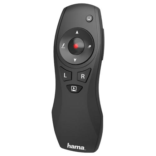 HAMA Prezenter X-Pointer Wireless Laser Air mouse 139916 Crna