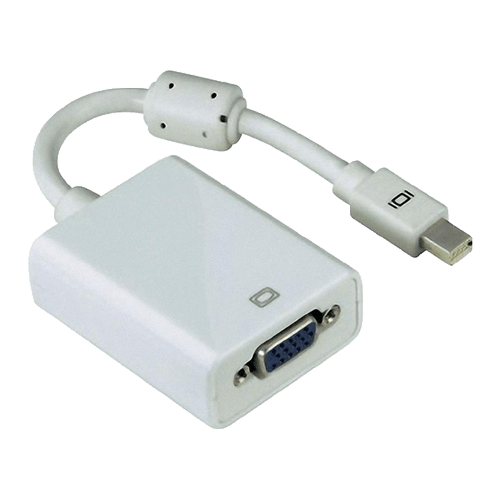 HAMA adapter-konverteri mini DisplayPort na VGA (m/ž) (Beli) - 53247, Mini DisplayPort - muški, VGA - ženski