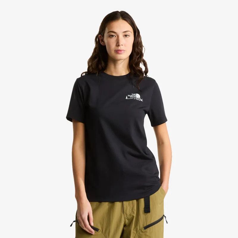 The North Face W MONTE REGULAR SHORT SLEEVE TEE-GRAPHIC