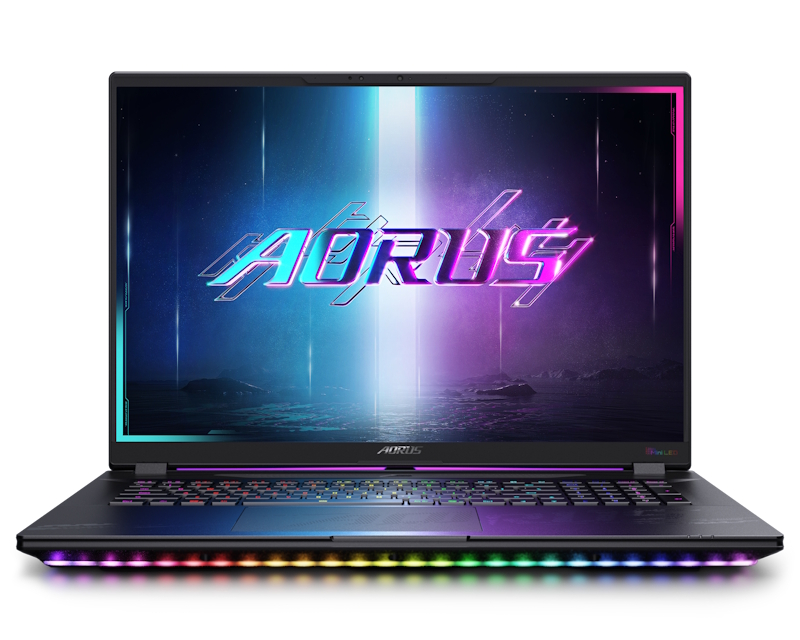GIGABYTE Laptop AORUS MASTER 18 BYH 18" Core Ultra 9 275HX 64GB 2TB SSD GeForce RTX 5080 16GB RGB Backlit Win11Pro gaming laptop