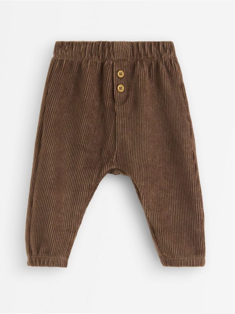 Pantalone – Corduroy trousers in jersey