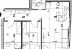 KOD ŽELEZNIČKE STANICE, 55m2, Dvoiposoban sa pdv