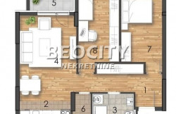 Novi Sad, Telep, Jerneja Kopitara, 3.0, 66m2, 182050EUR