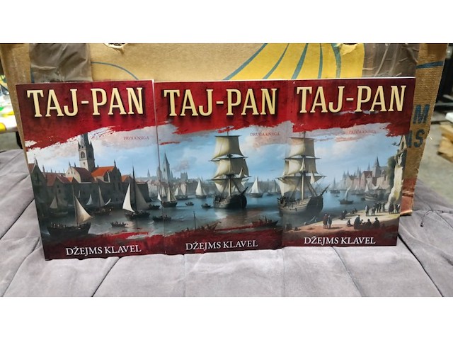 Džejms Klavel - Taj-pan 1,2,3  komplet   NOVO