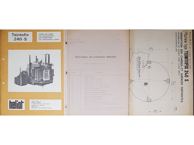 Uputstvo Za Mašinu `HELIOT` Francuska