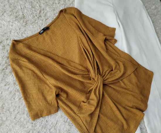    ZARA ☆ majica/bluza sa čvorom ☆ 40/L ☆