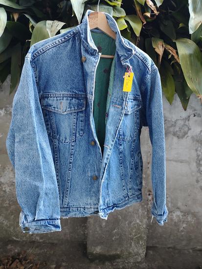 Vintage 90s Denim Jakna Stonewash