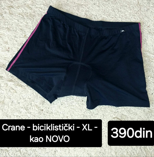 Crane biciklistički šorts crni XL/42 kao NOVO