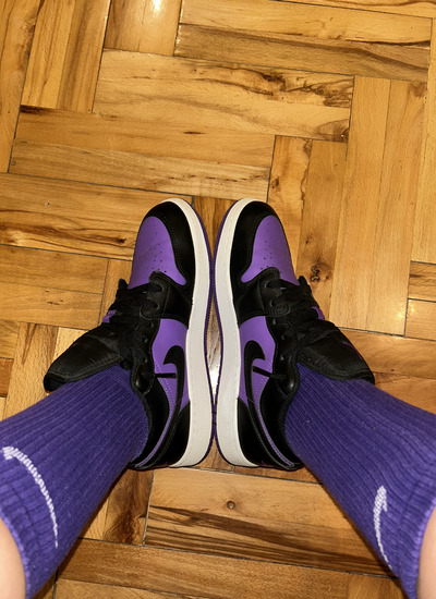 Nike Air Jordan 1 Low purple