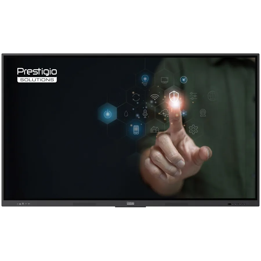 PRESTIGIO SOLUTIONS Multiboard 65" Light Series UHD 4K, Android 13, Dual Wi-Fi, 40TP, touch pen