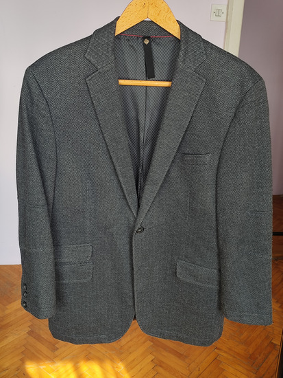 Vrh tanki sportski sivi riblja kost Stones sako