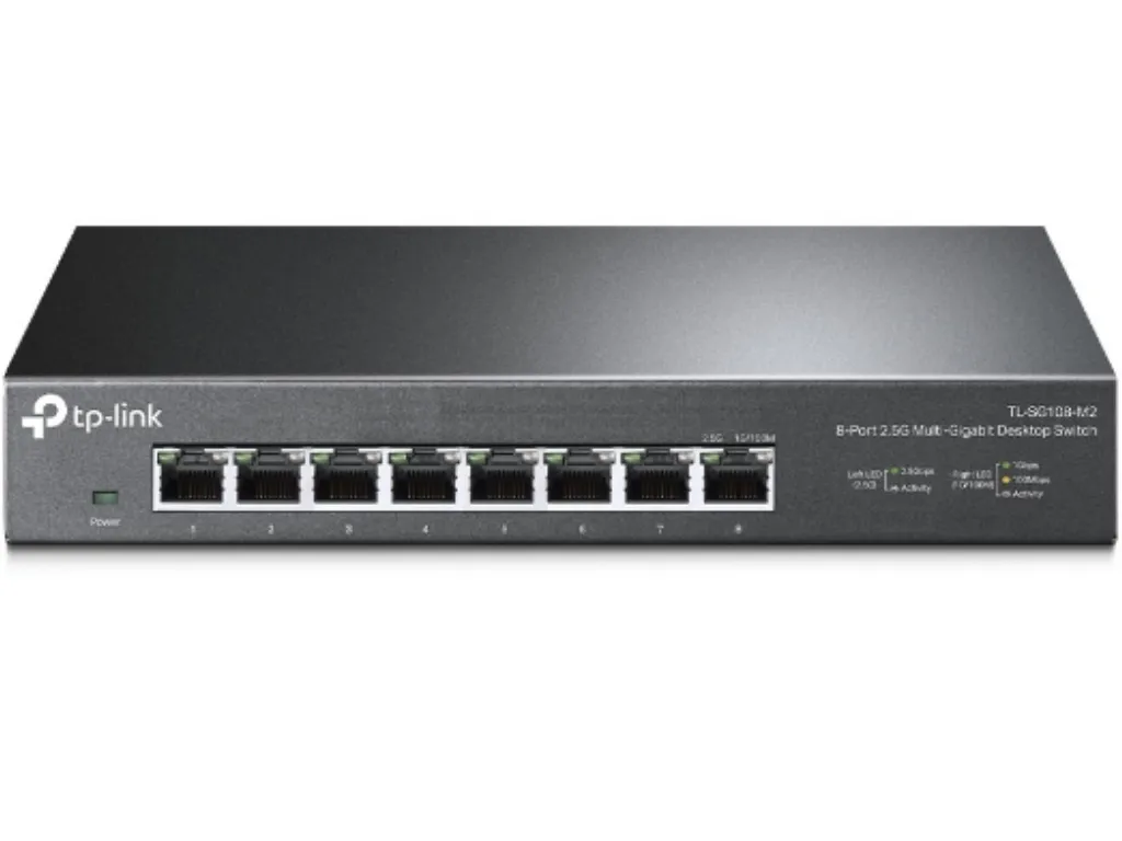 Switch TP-LINK TL-SG108-M2 Gigabit/8xRJ45/100/1Gbps/2,5Gbps/metalno kuciste