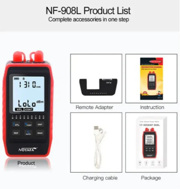NOYAFA NF-908L TESTER OPTIKE