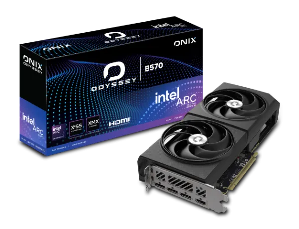 Sapphire ONIX ODYSSEY Intel Arc B570 GDDR6 10GB, 8347-00178