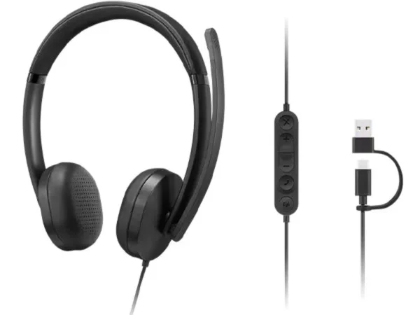 Lenovo Slušalice VoIP Headset 5000 žicne Teams crna (4XD1R88995)