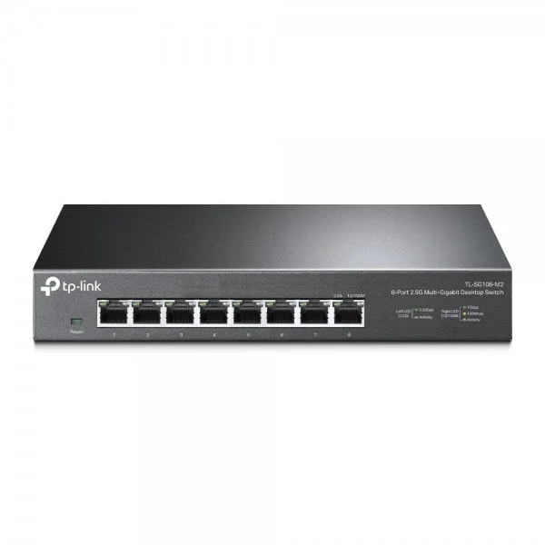 TP-LINK Switch TL-SG108-M2 Gigabit 8xRJ45 1001Gbps 2,5Gbps metalno kuciste (TL-SG108-M2)