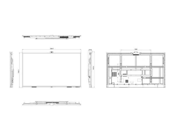 HISENSE 86 inča 86WM6FE 4K UHD LED 400 nita Interactive Display sa kamerom
