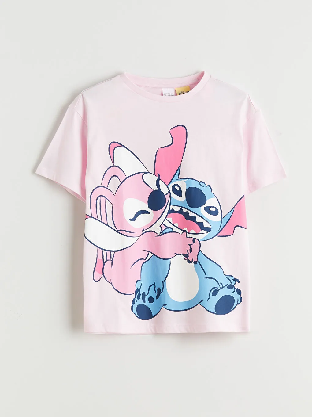 LCW Kids Štampana Majica Za Devojčice Stitch I Angel